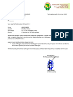 Surat Pemberitahuan Go Live SCM Online (EPN Domain Elnusa) | PDF | Bisnis