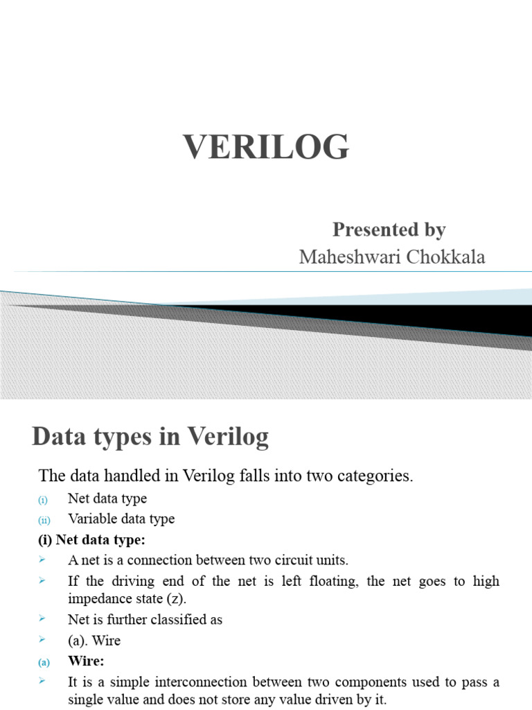 Verilog PPT | PDF