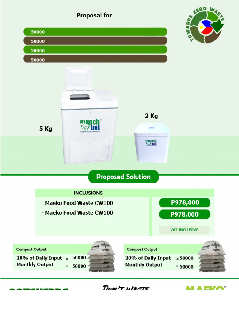 BRGY MRF TEMPLATE Munchbot 5kg 2kg | PDF