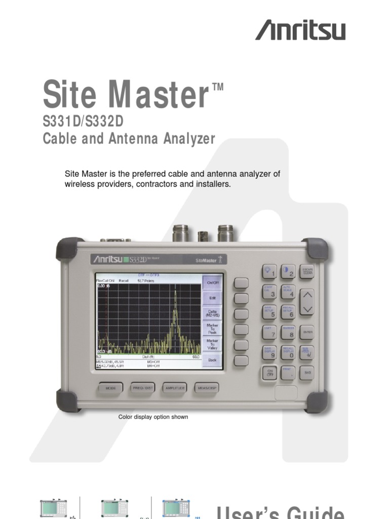 S331D y S332D - User Guide | PDF | Calibration | Telecommunications