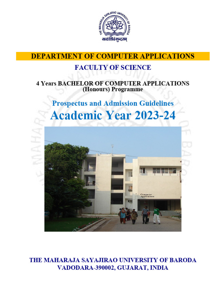 BCA Prospectus 2023 Old+NEP 11 | PDF | University And College Admission ...