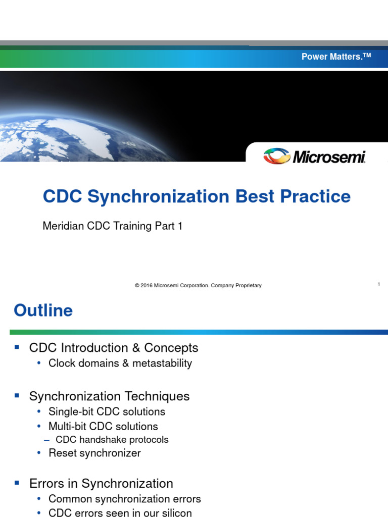 CDC Synchronization Best Practices | PDF | Computer Science | Computer Engineering