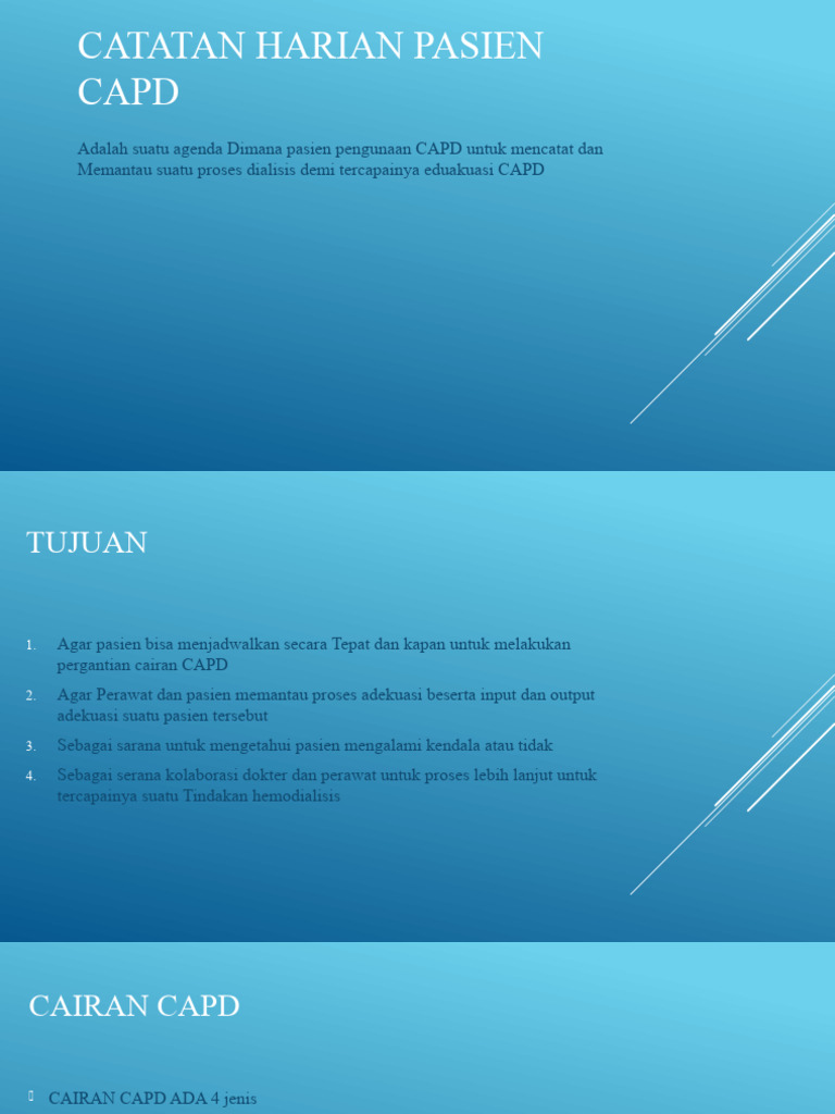 Refleksi Catatan Capd Cahya | PDF