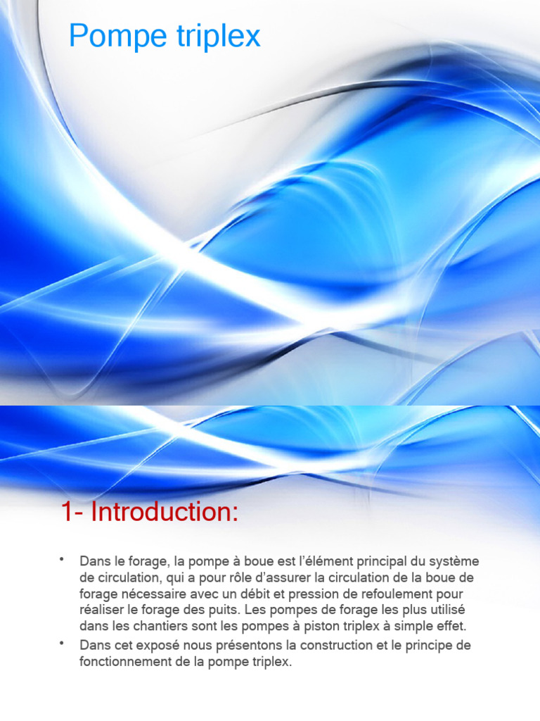 Pompe Triplex | PDF