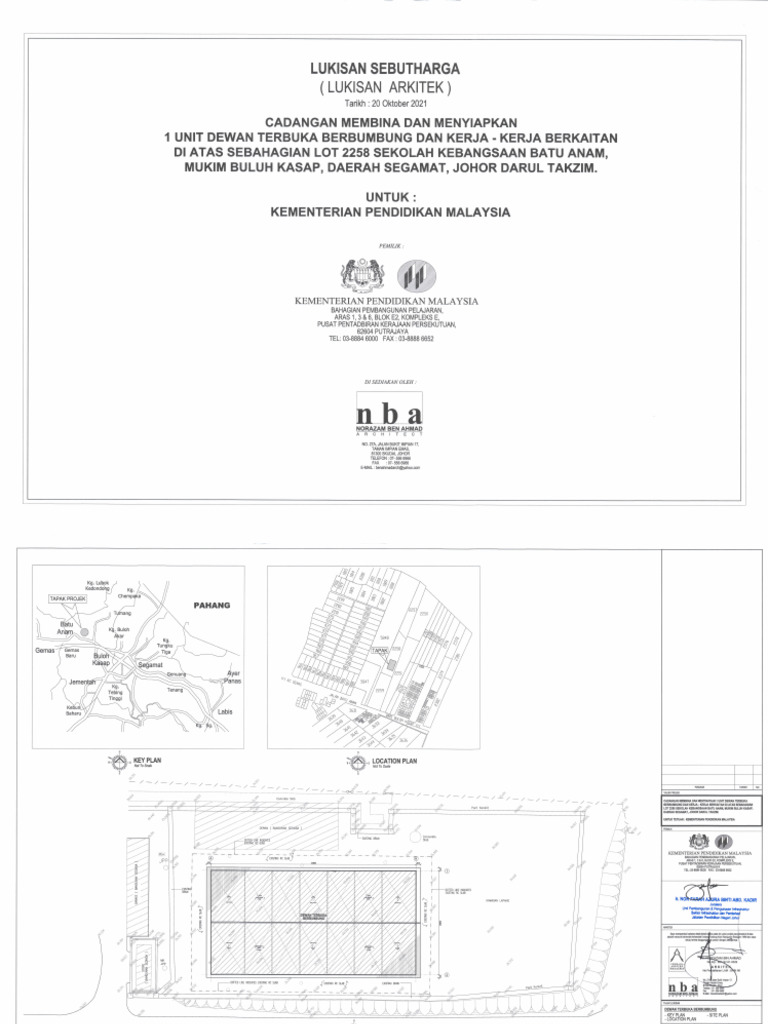 Drawing SK Batu Anam | PDF