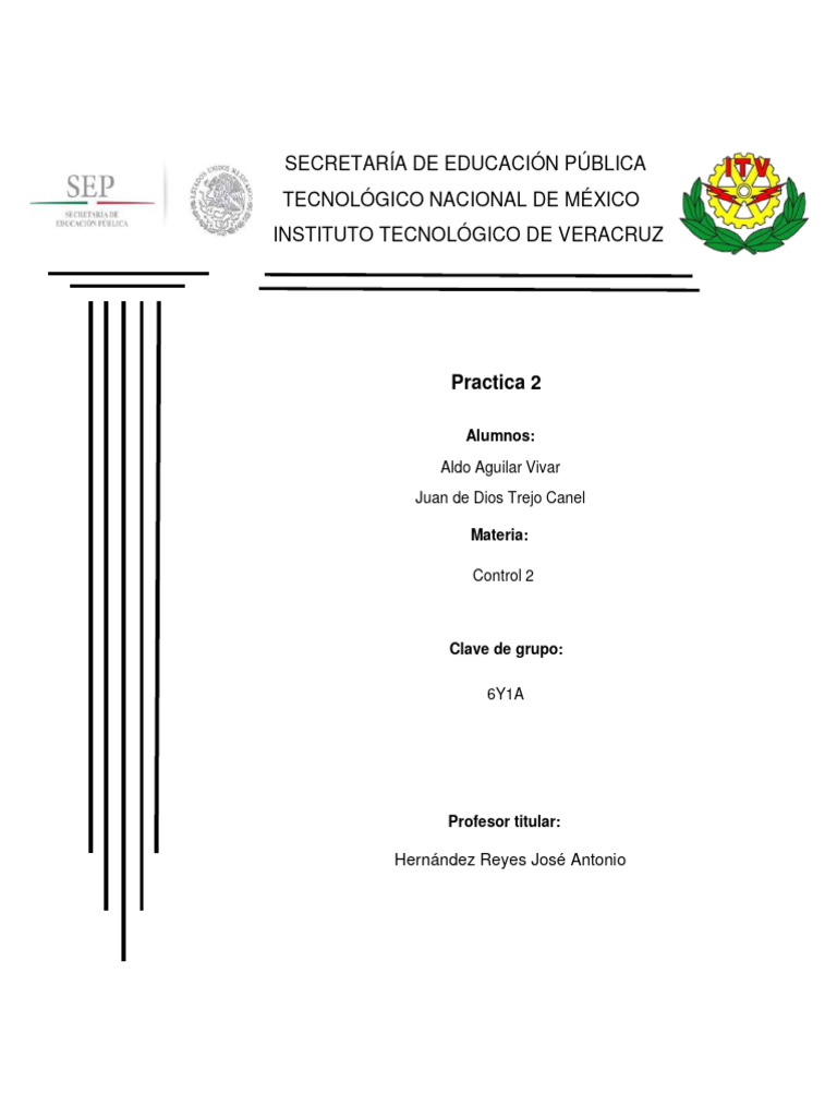 Práctica 2 Control II | PDF | Resonancia | Mecánica