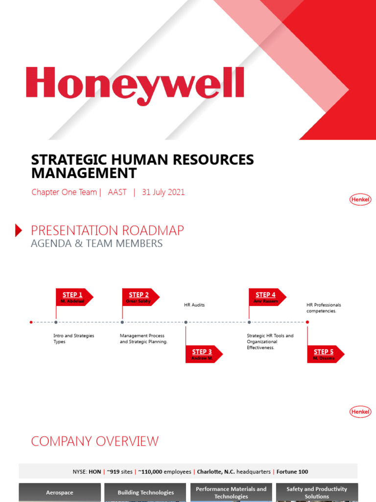 Honeywell HR Study Updated 31-7-2021 | PDF | Human Resources ...