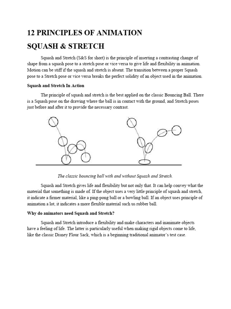 12 PRINCIPLES OF ANIMATION | PDF