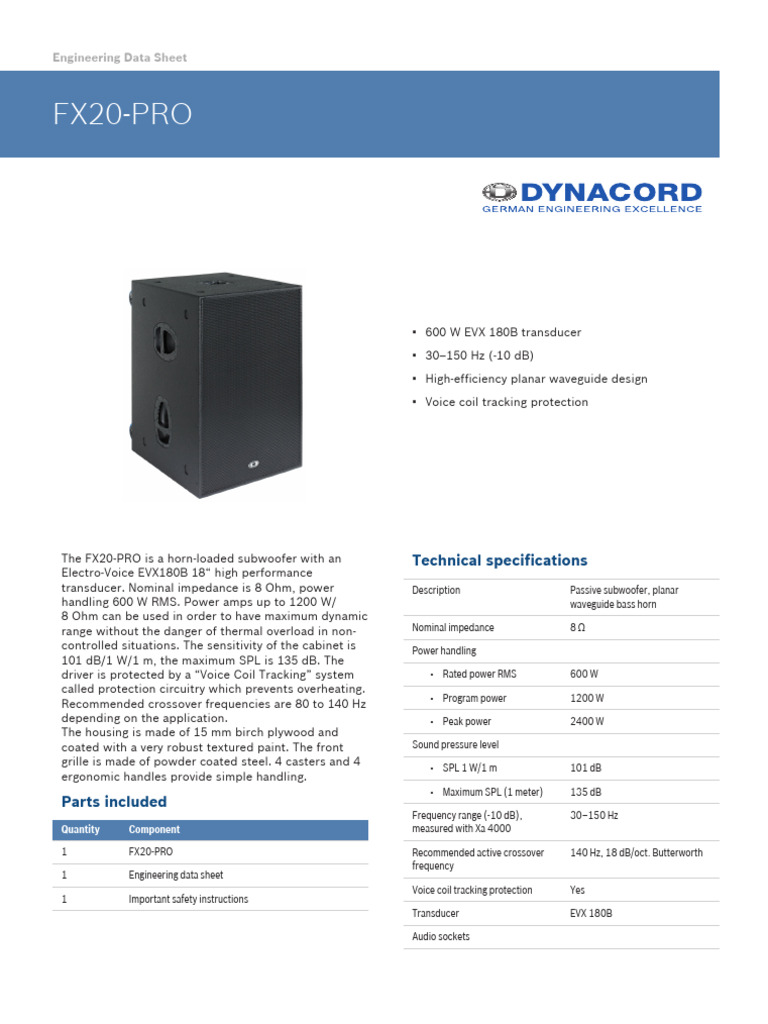 FX20-PRO Datasheet 51 en 9199236747 | PDF