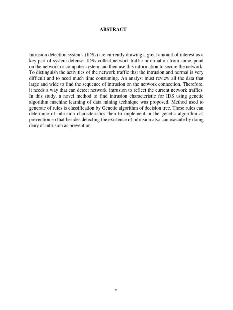 Intrusion Detection In Software Defined Network Using Machine Learning Pdf