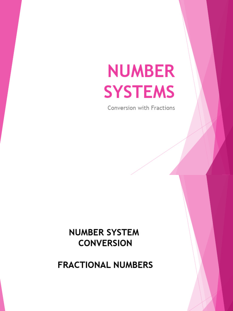 Number Systems - Fraction Conversion | PDF | Decimal | Mathematics