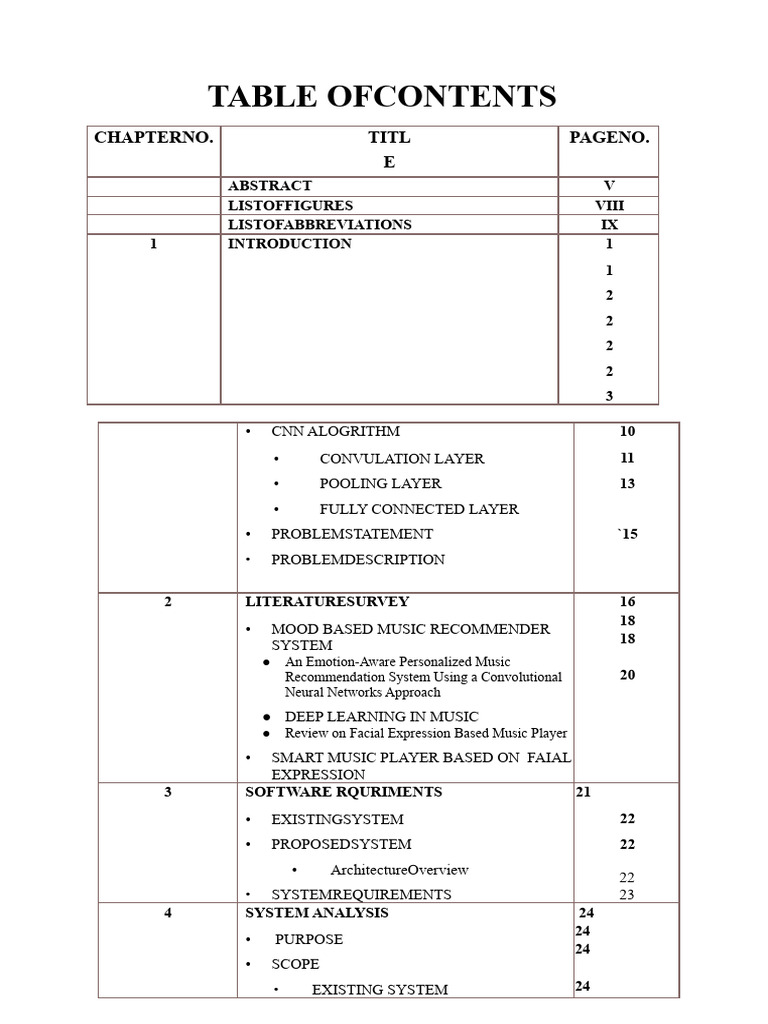 Project Report On Emotion Aware Smart Music Recommended System Using CNN | PDF | Cybernetics ...