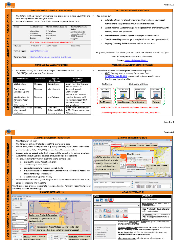 1 - ChartBrowser Quick Reference Guide - v2 0 - Introduction | PDF | Icon (Computing) | Computing