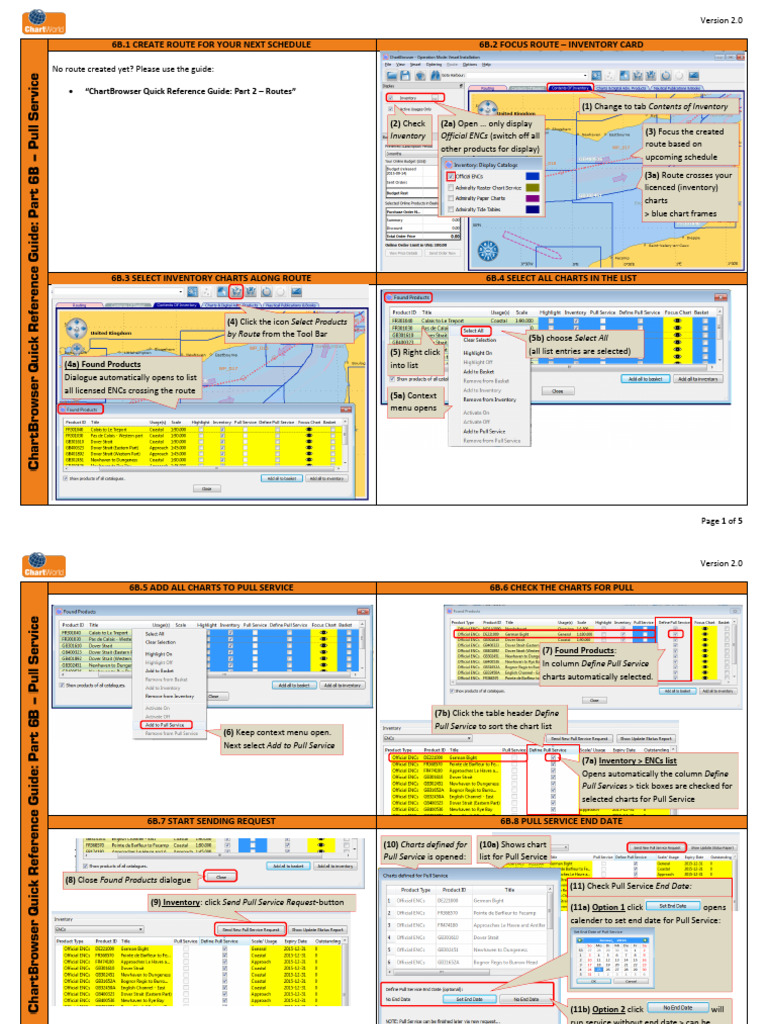 6B - ChartBrowser Quick Reference Guide - v2 0 - PullService | Download Free PDF | Computing ...