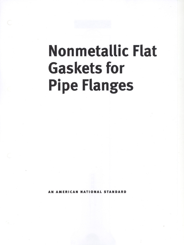 Asme B16.21 - 2005 | PDF