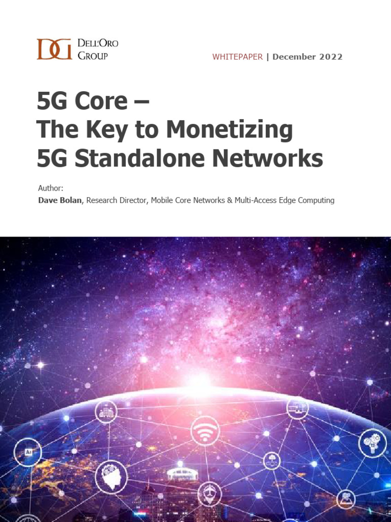 5g 5gc 5g Core The Key To Monetizing 5g Standalone Networks Pdf Internet Of Things