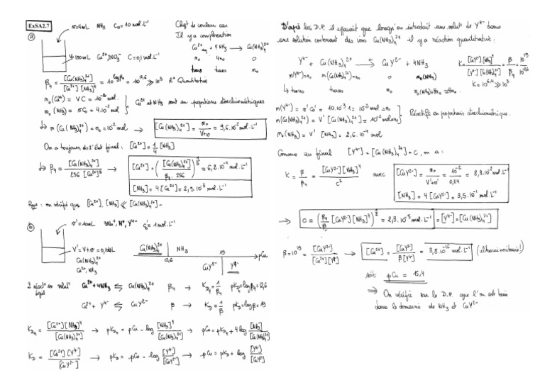 Corr Exo 5 Complexe | PDF