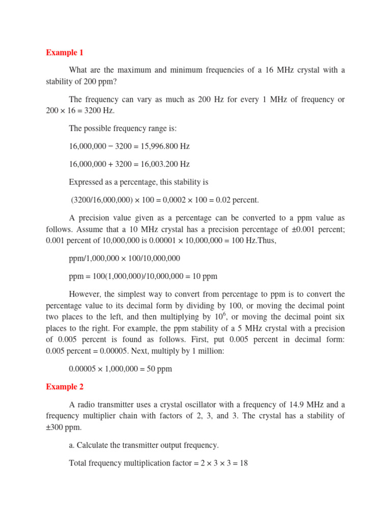 Examples and Problems Chap 3 | PDF | Detector (Radio) | Electronics