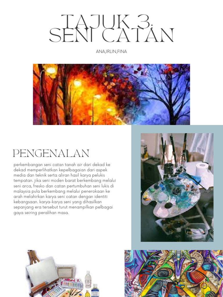 Tajuk 3 Seni Catan | PDF
