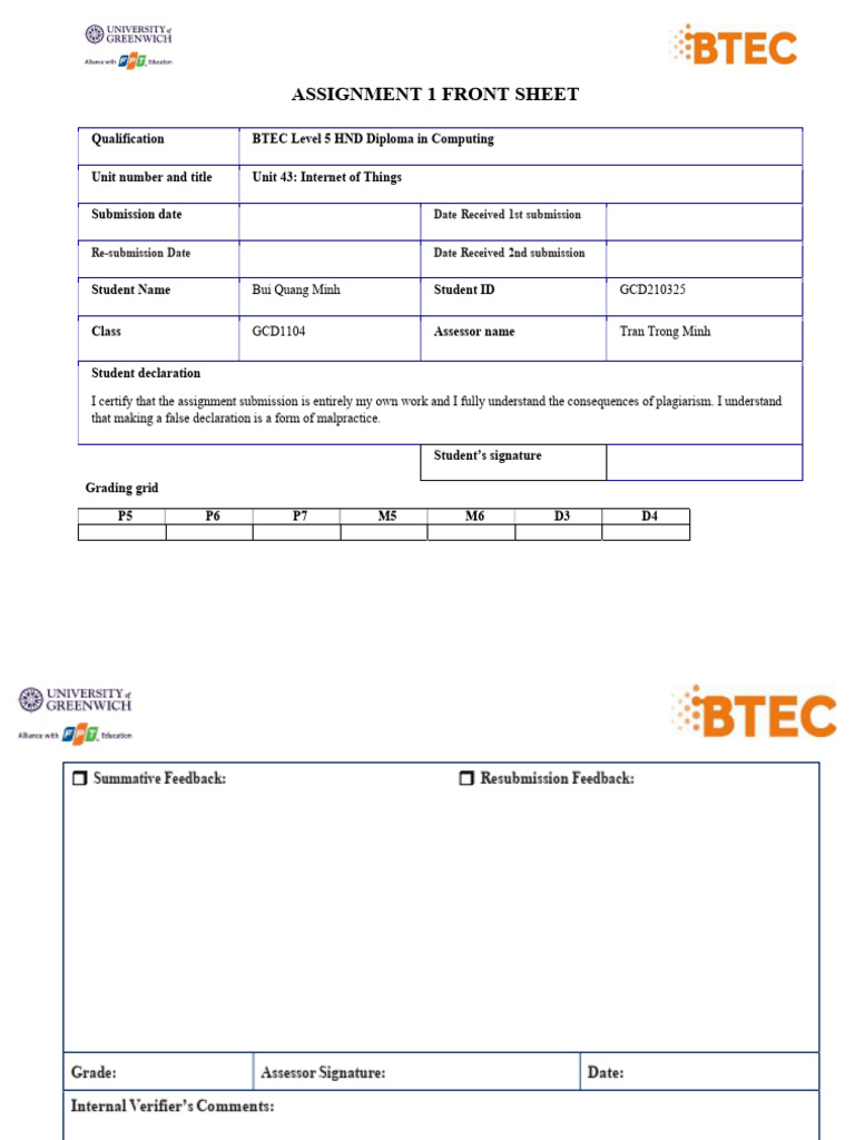 Asm2 Buiquangminh GCD210325 | PDF