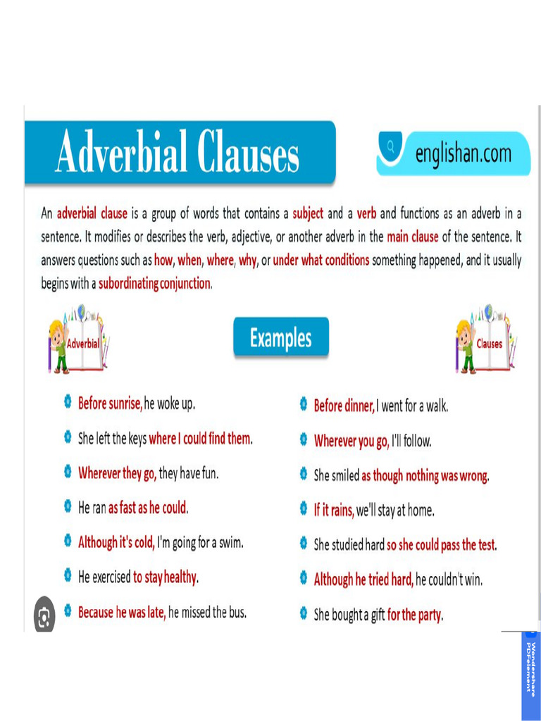 Adverbial Clauses4 | PDF