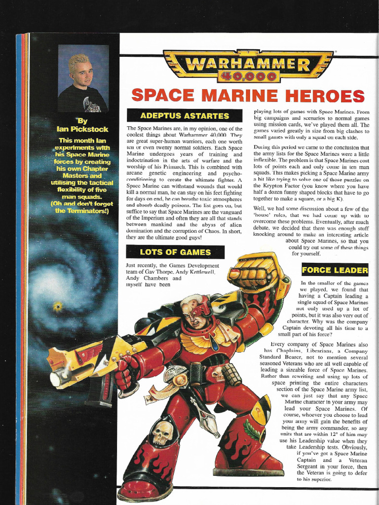 Space Marine Chapter Masters & Combat Squads | PDF