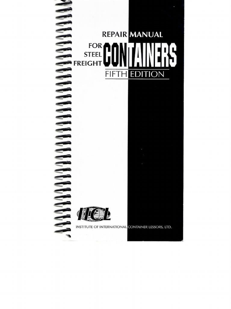 Repair Manual For Steel Container | PDF