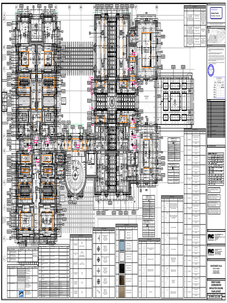 Id-Rmv-212-100 - FF Coordinated Reflected Ceiling Plan Layout-Rcp | PDF ...