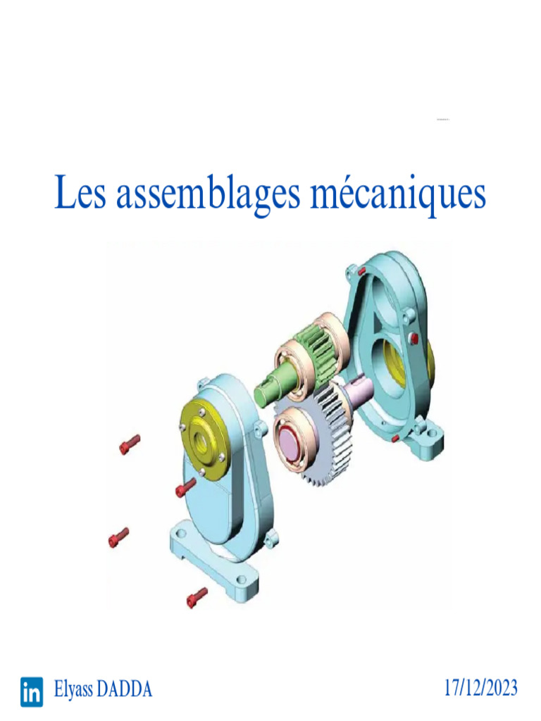Les assemblages mécaniques | PDF