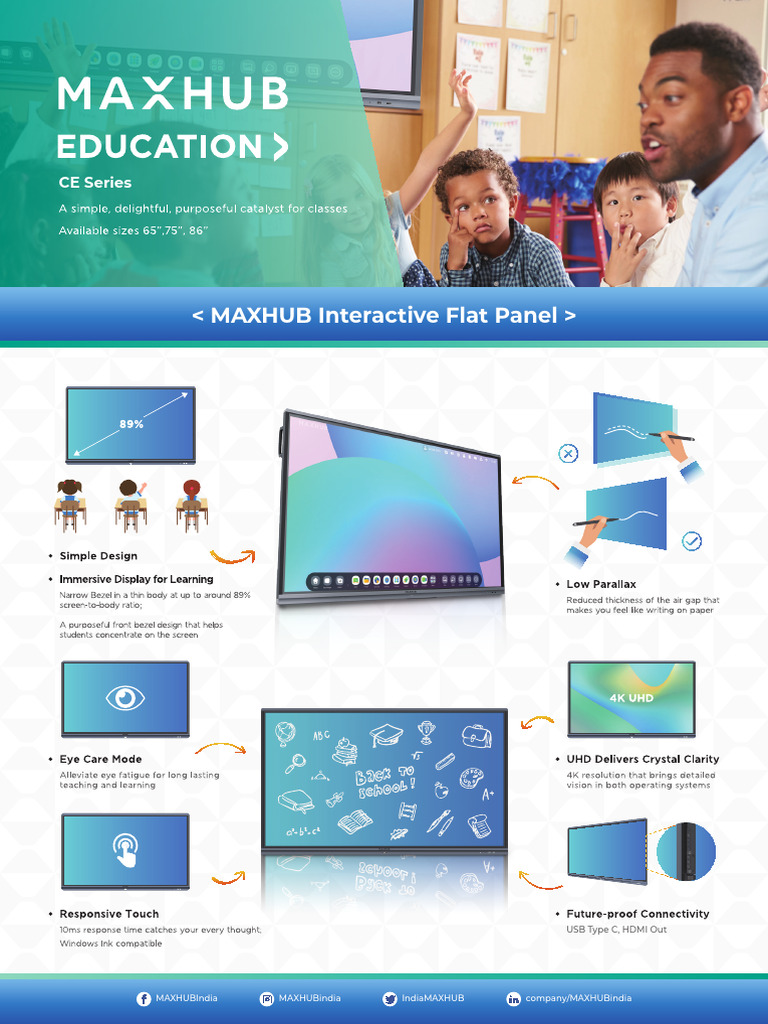 MAXHUB CE Series Brochure | PDF