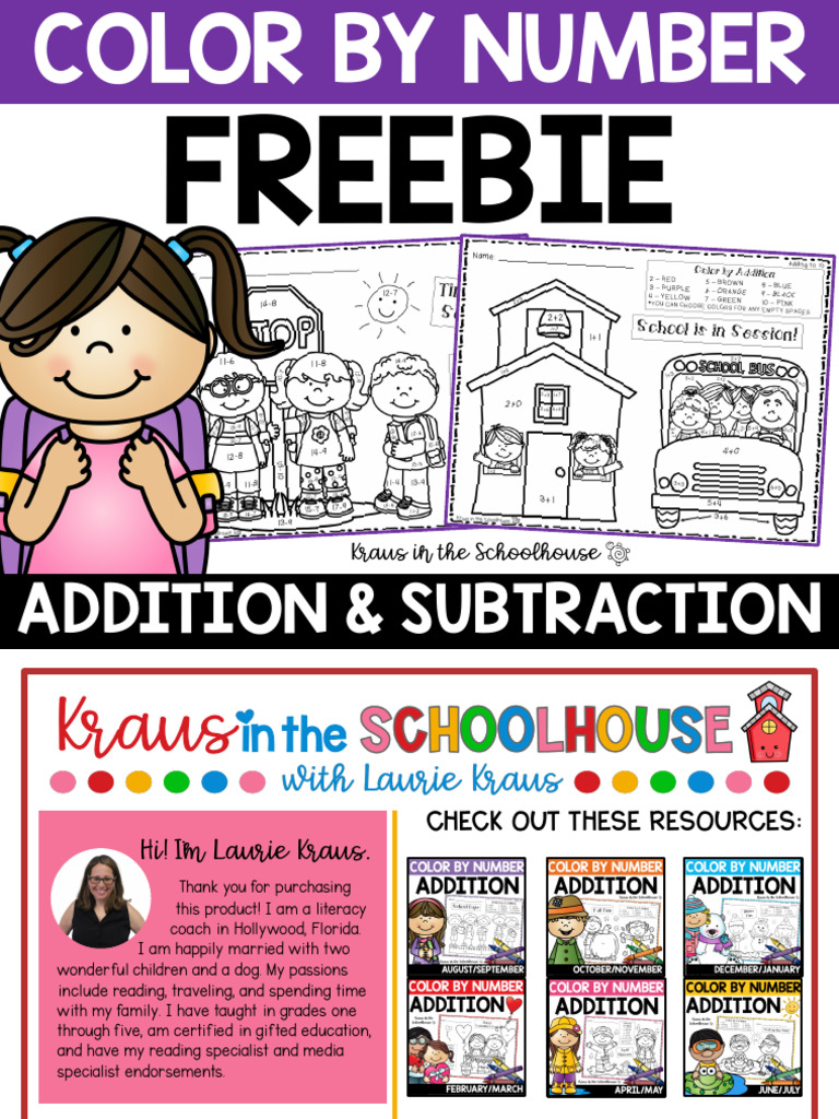 Freebie: Addition & Subtraction | PDF