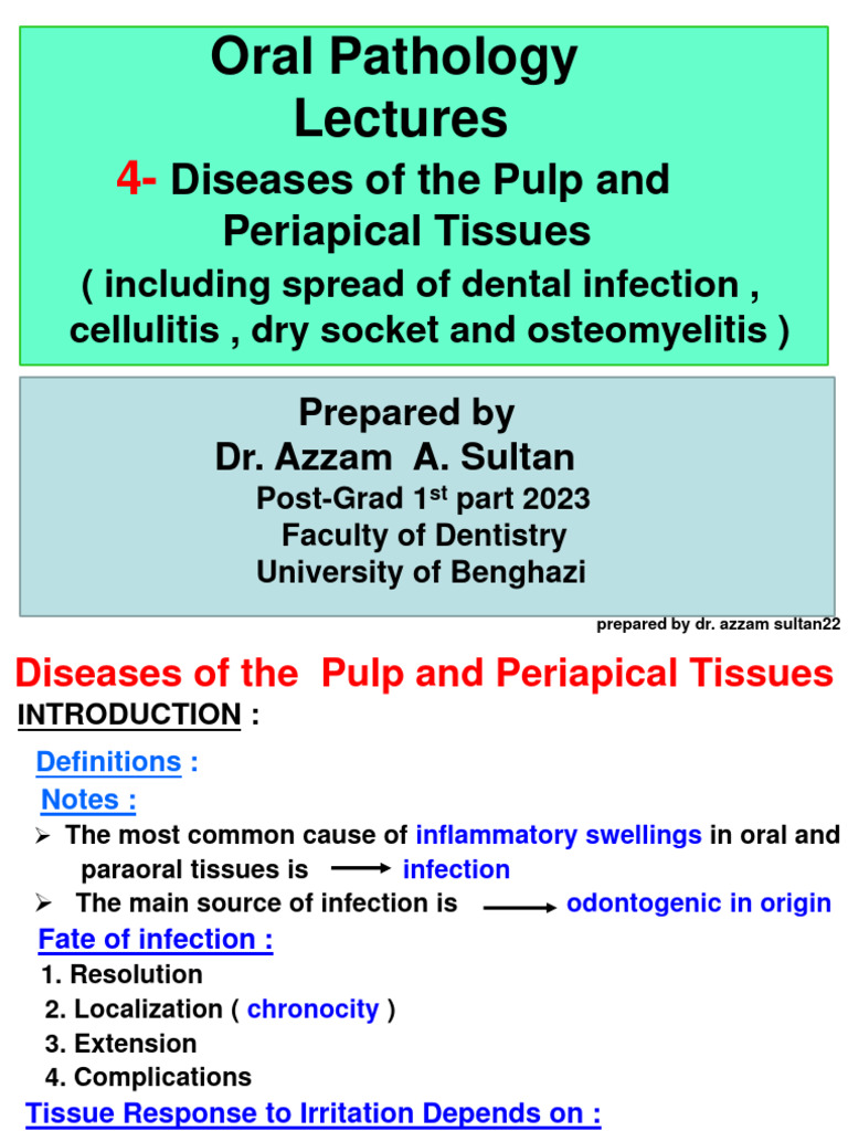 4 - PDF - Pulpitis - Etc. 2022 | PDF | Bone | Periodontology