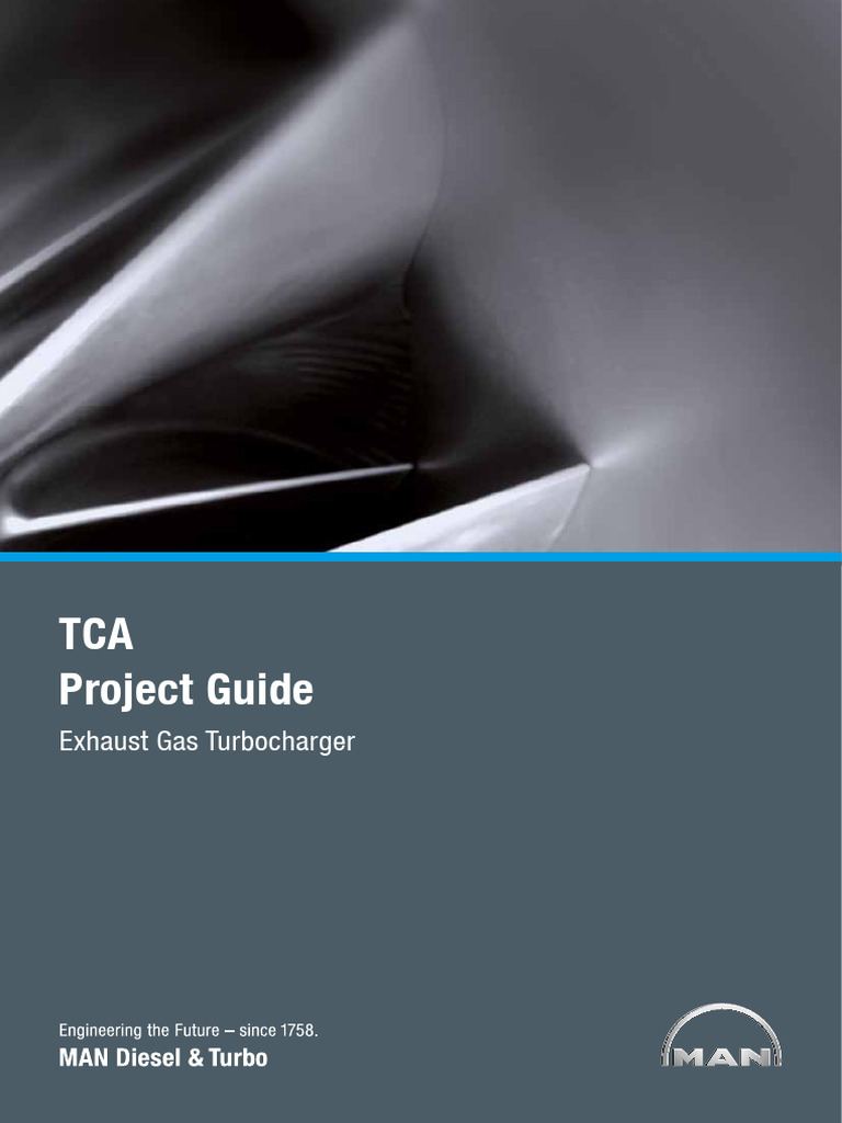 TCA Project Guide - Document - MAN Diesel & Turbo | PDF | Turbocharger | Diesel Engine