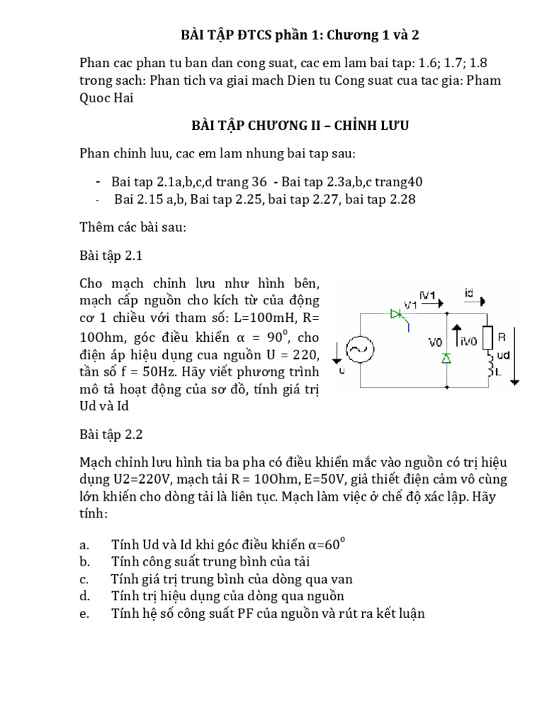 Bai TP Dtcs PHN 1 CHNG 1 Va 2 | PDF