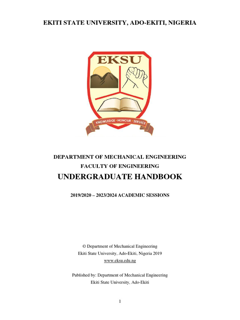 Mechanical Engineering Handbook 2019-2024 | PDF | Postgraduate ...