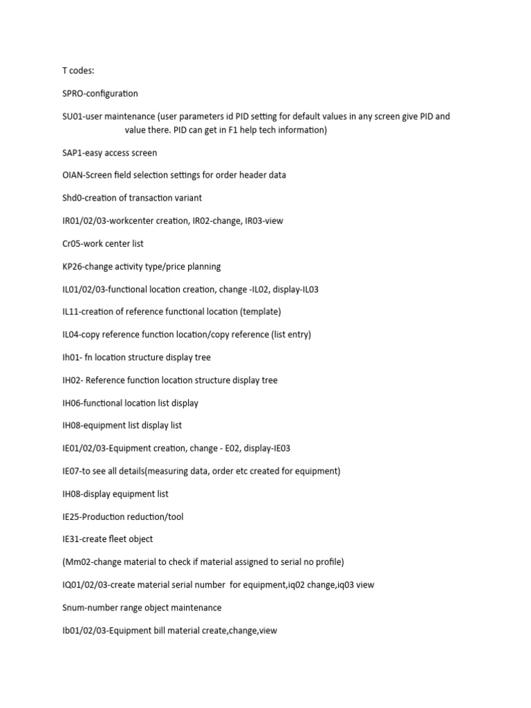 T Codes | PDF | Computing | Software Engineering