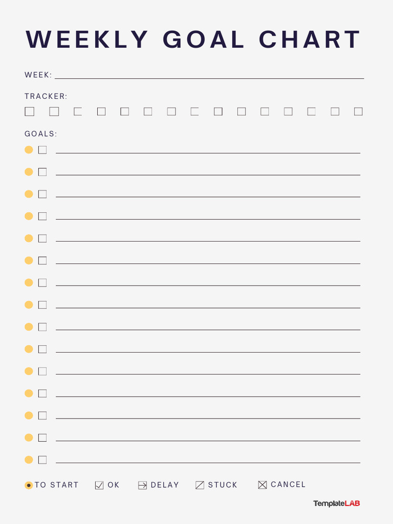 Weekly-Goal-Chart | PDF