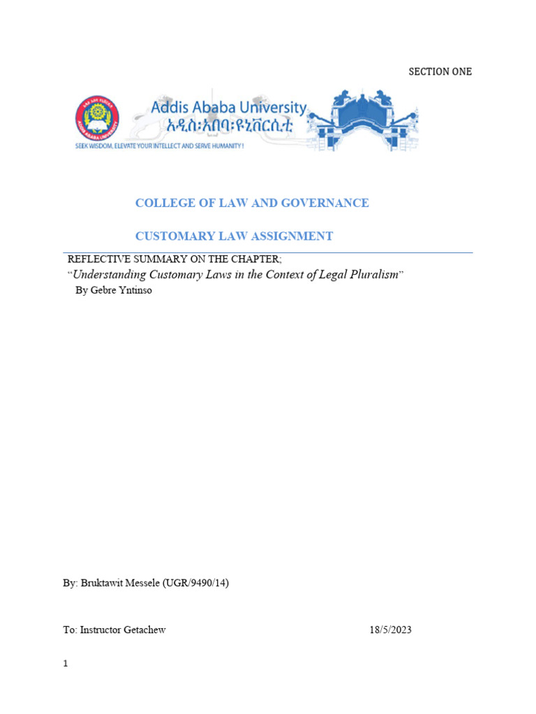 Customary Law in Africa: Challenges & Insights | PDF