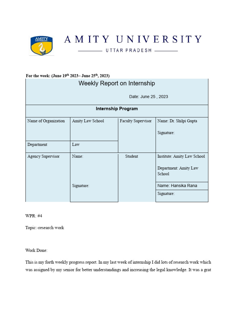 WPR 4 | PDF | Career & Growth