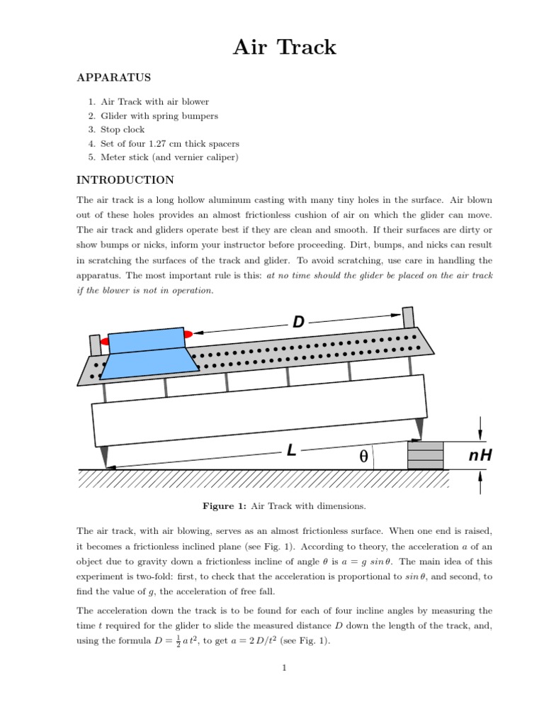 Air Track | Collision | Friction