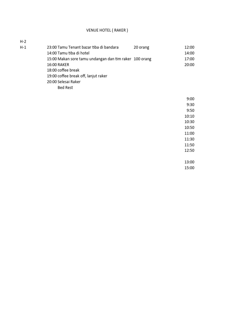 General Breakdown | PDF