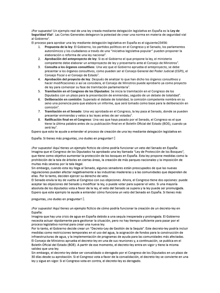 Leyes - Bing - Ejemplos - CP | PDF | Veto | Gobernancia