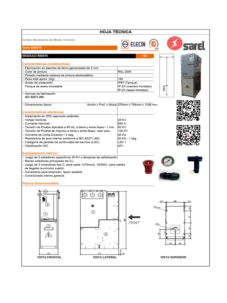 Ficha Técnica Celda +D+ | PDF