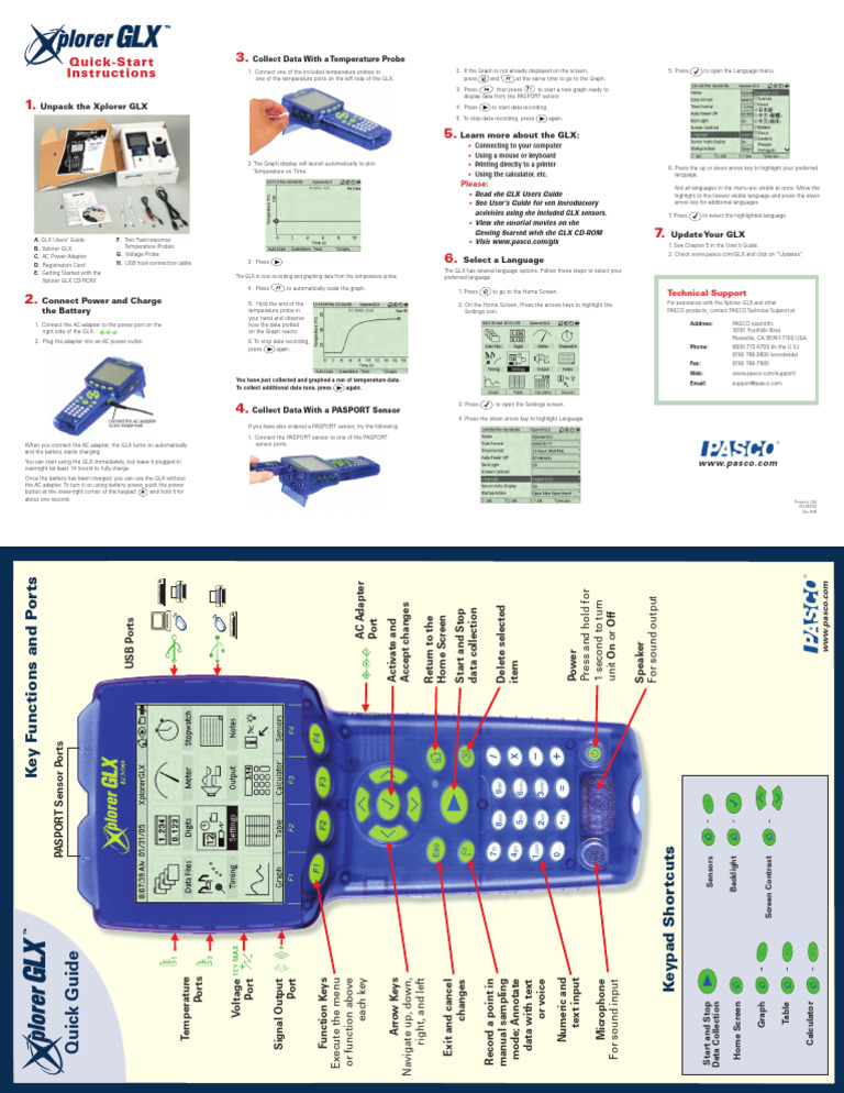 Xplorer GLX Quick Start Instructions PS 2002 | PDF | Computer ...