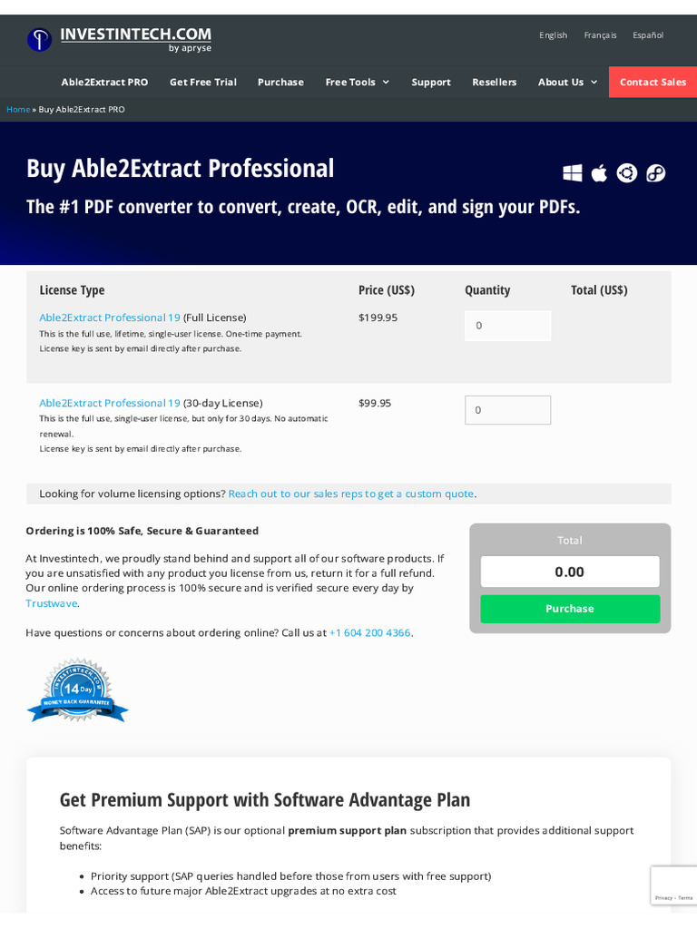 Buy Able2Extract Professional: The #1 PDF Converter To Convert, Create, Ocr, Edit, and Sign Your ...