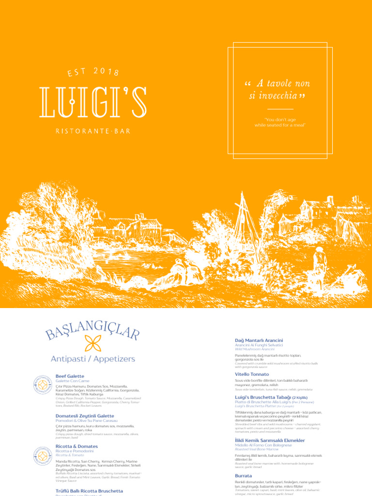 Luigis Menu Guncel | PDF