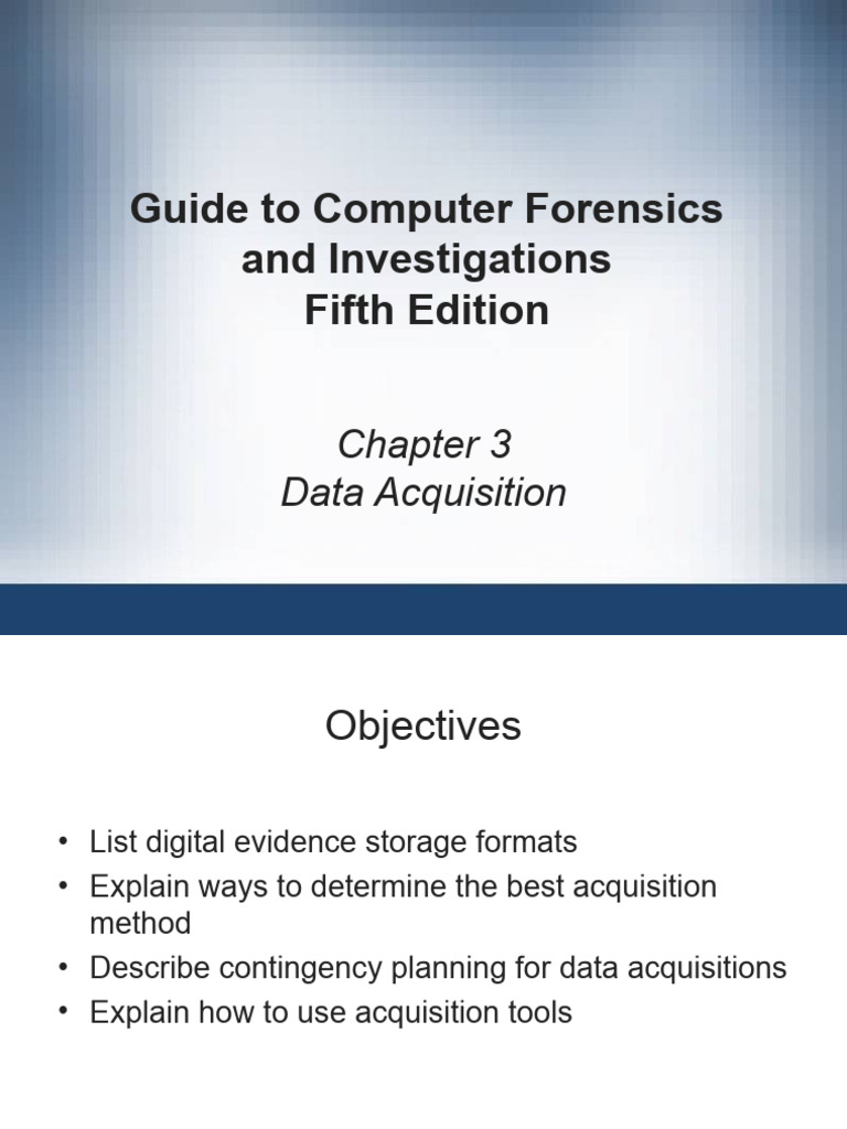 2.data Acquisition | PDF | Computer Forensics | File Format
