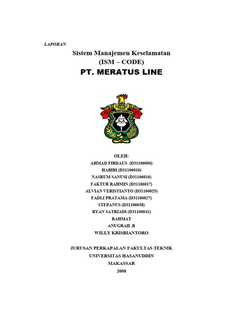 Laporan Ism-Code PT - Meratus Line | PDF