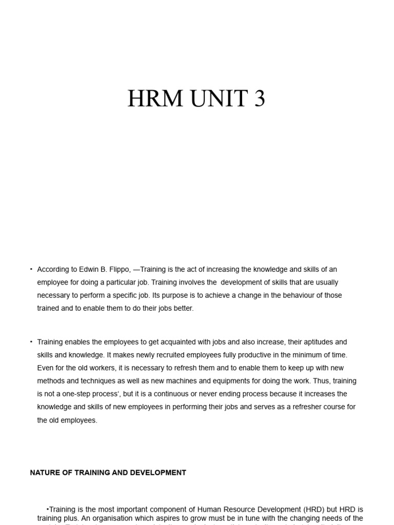 HRM U-3 | PDF | Business | Self-Improvement