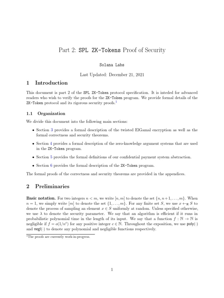 Solana ZK Part2 | PDF | Mathematical Proof | Cryptography